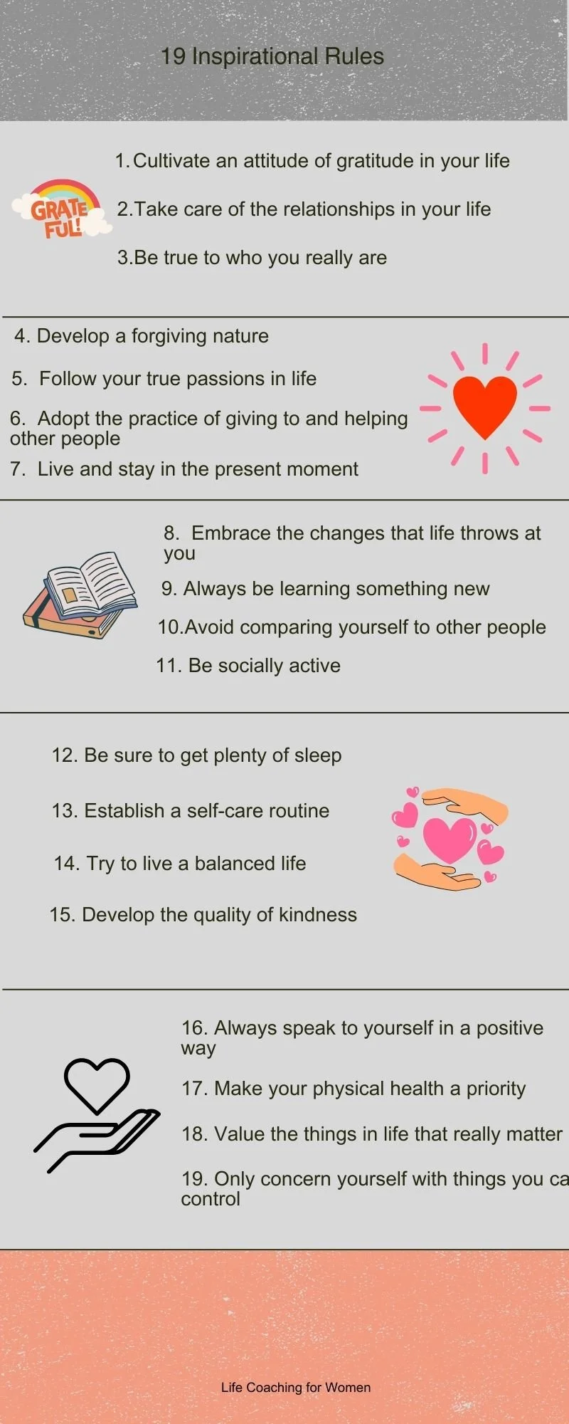19 Inspirational Rules to Be Happy in Life Now I Life Coaching for ...