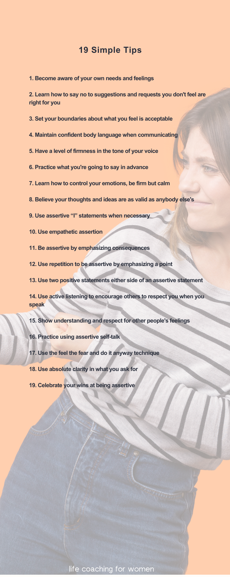 19 Simple Tips: How To Be Assertive In Life I Life Coaching for Women Life Coaching for Women