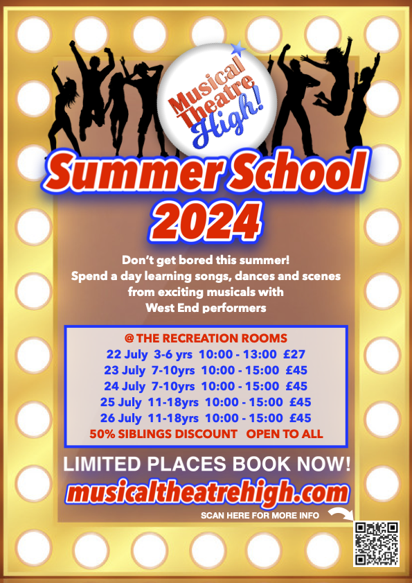 SUMMER SCHOOL 2024 Musical Theatre High SUMMER SCHOOL 2024 Musical Theatre High