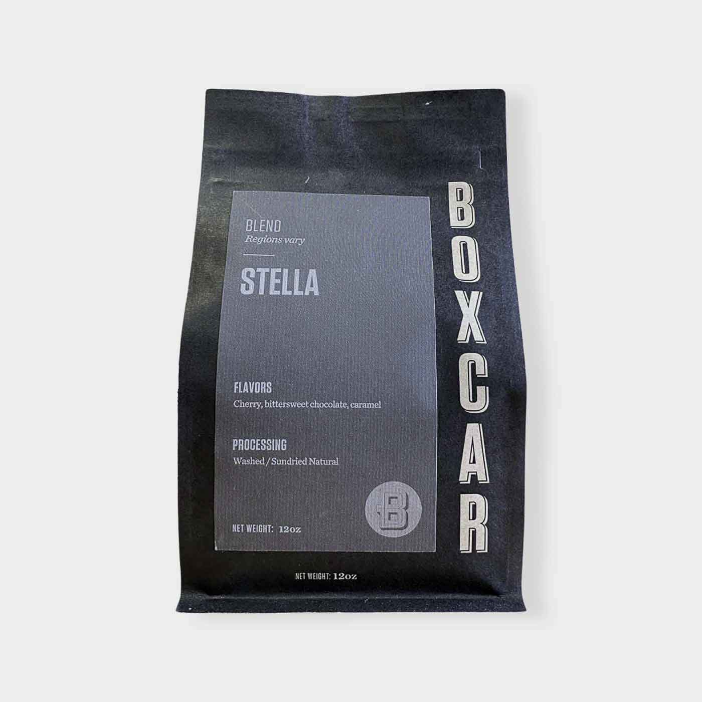 Stella is our workhouse blend that we use for espresso in our cafes ...