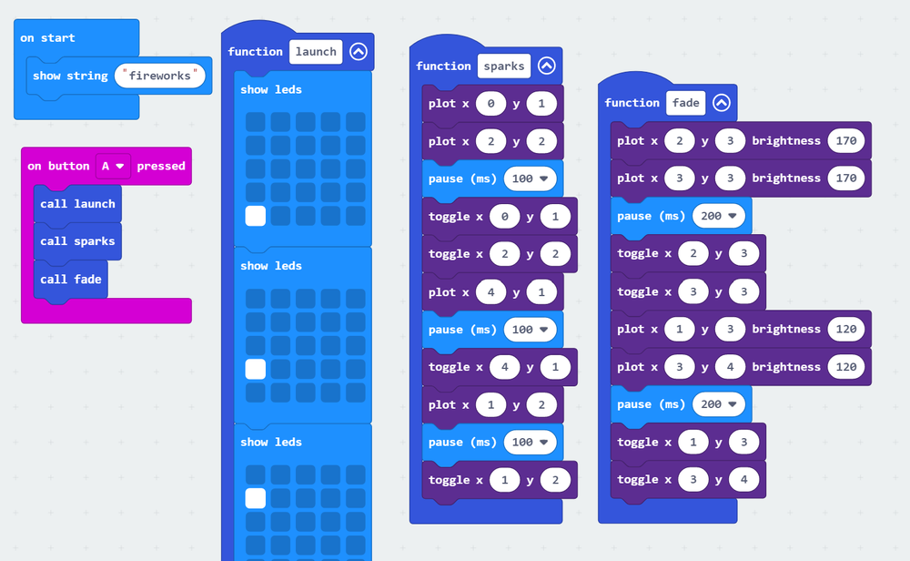 Coding Fireworks! — Fair Chance Learning