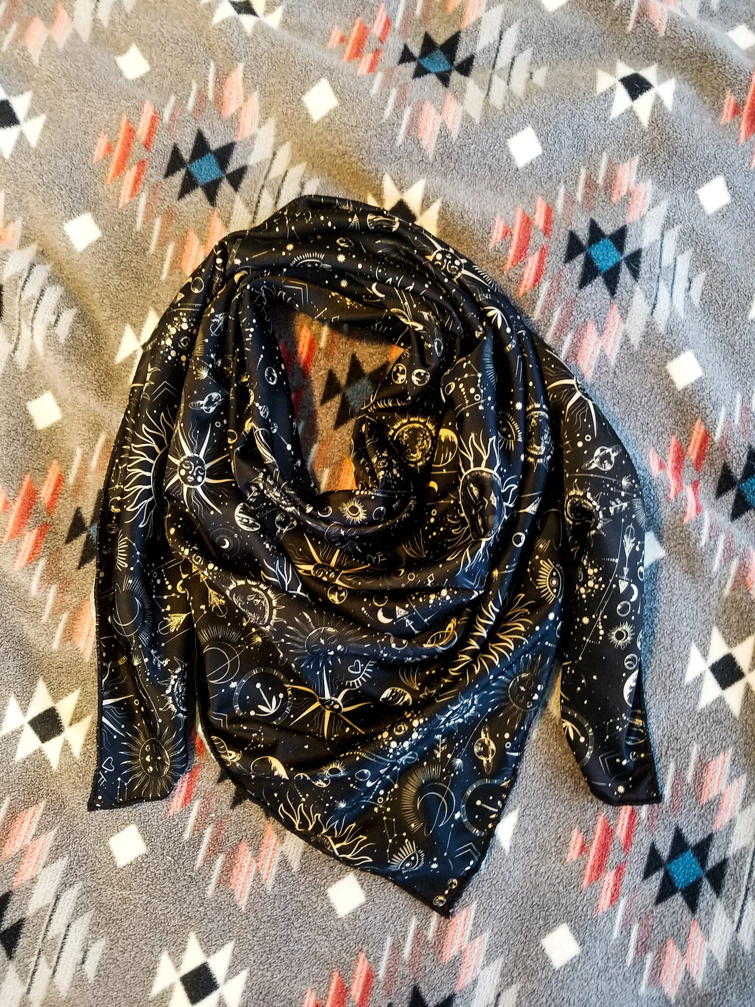 White Buffalo Wild Rag — Blue Roan Wild Rags