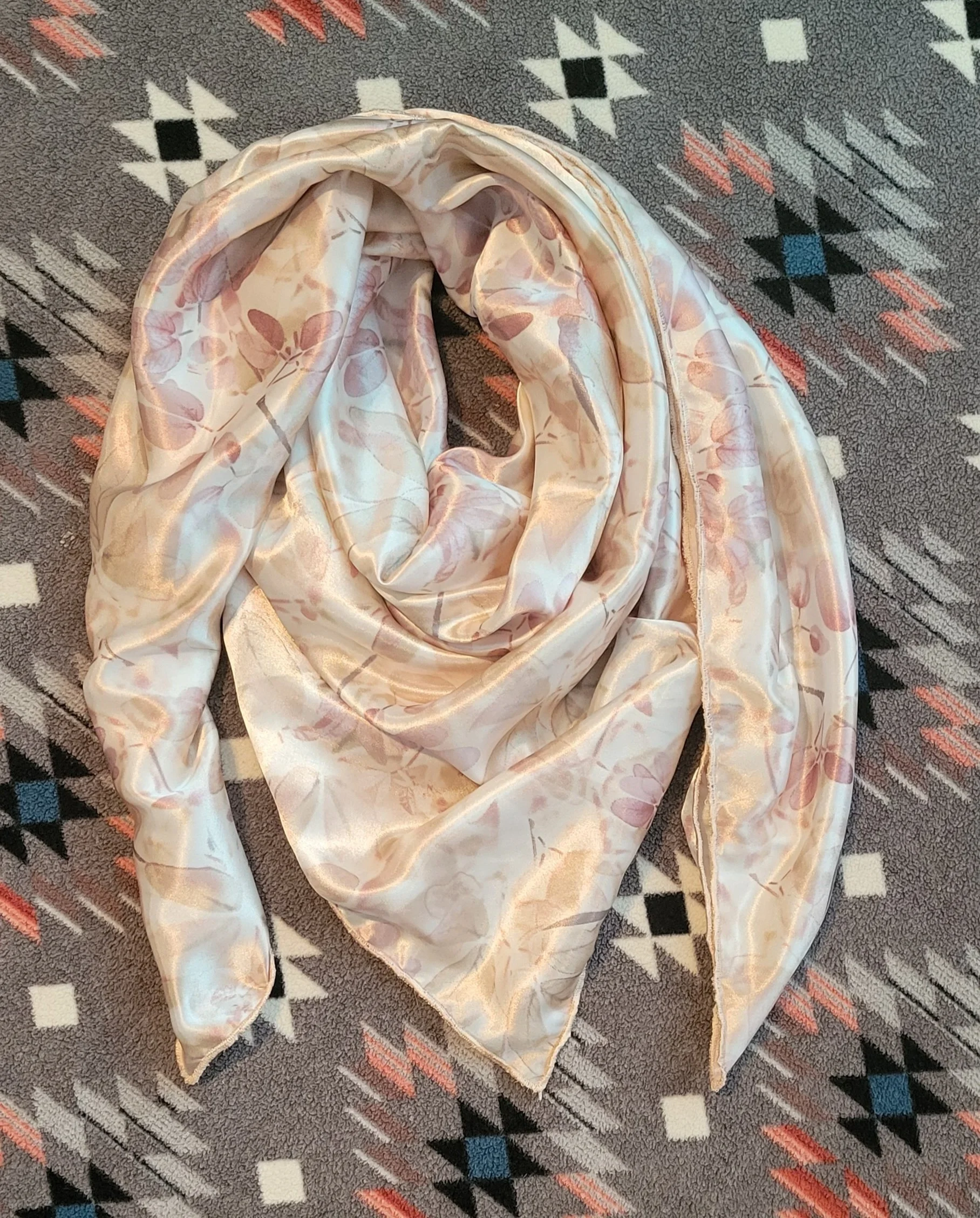 Winter Rose Wild Rag — Blue Roan Wild Rags