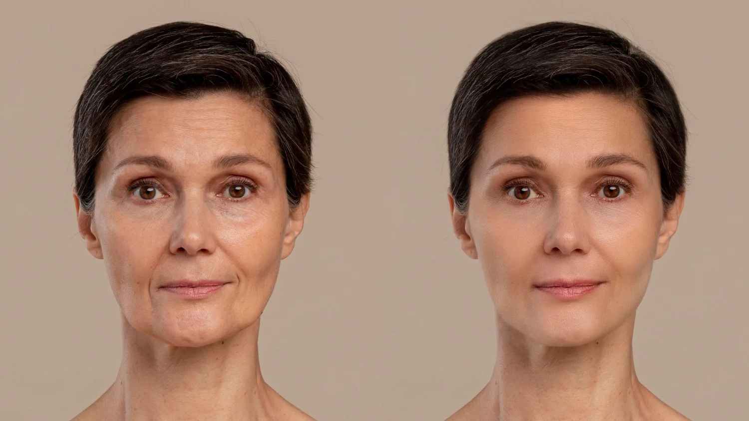 ozempic face before and after massage — Spa Theory