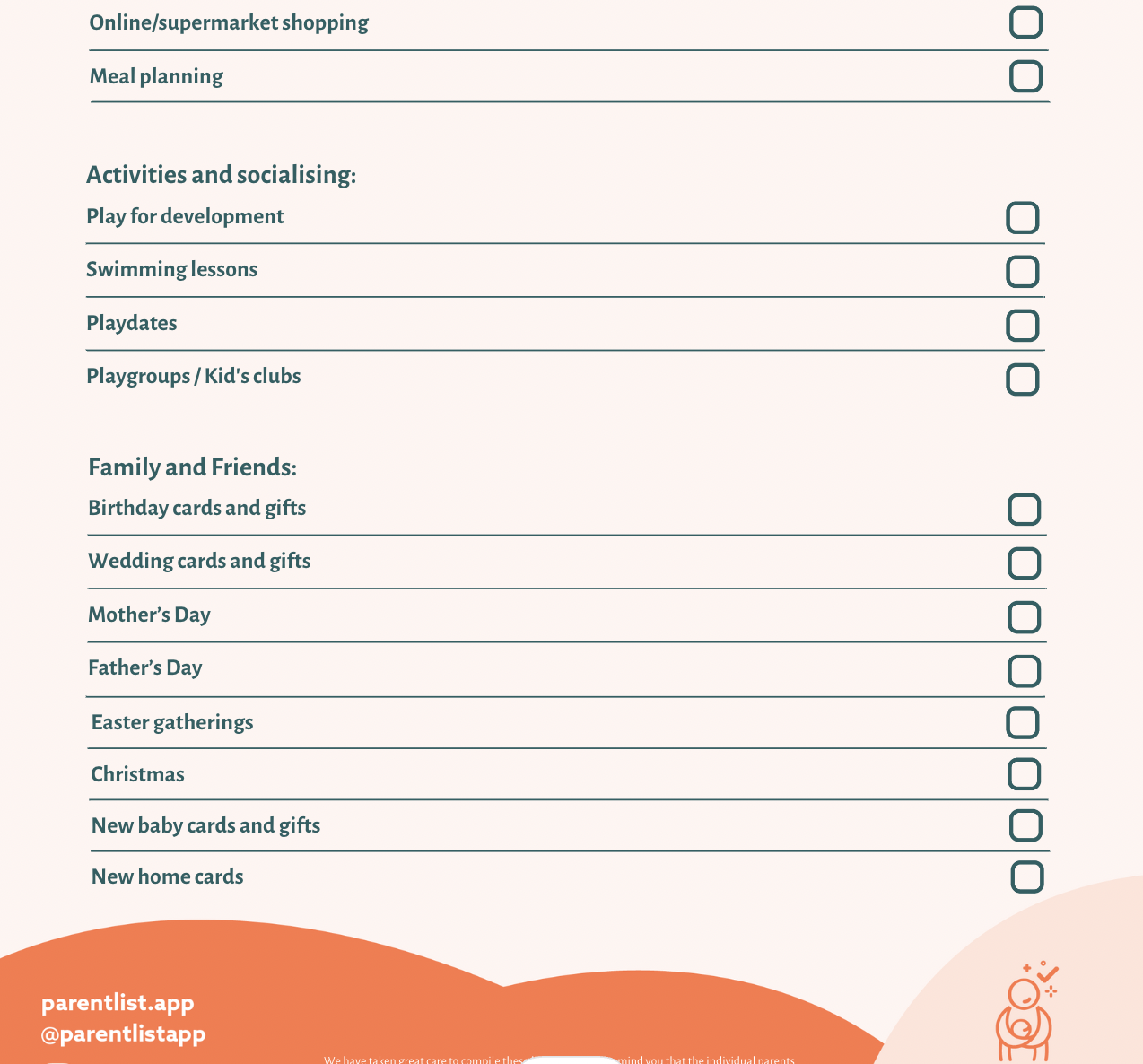Free Download - The Mental Load of Parenting — Parent List App