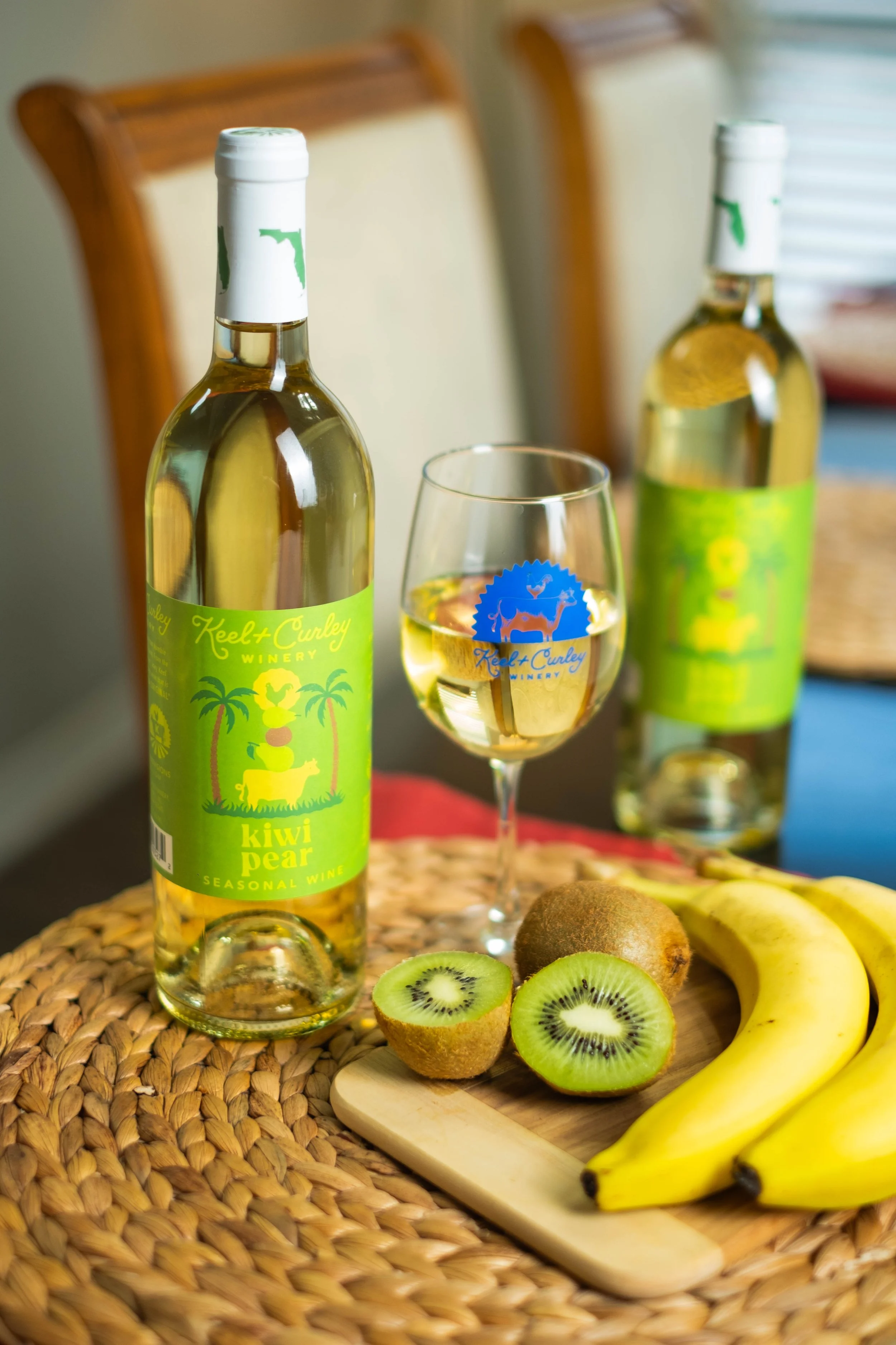 Kiwi Pear Wine — Keel Farms | Tampa Bay Winery, Brewery and Restaurant