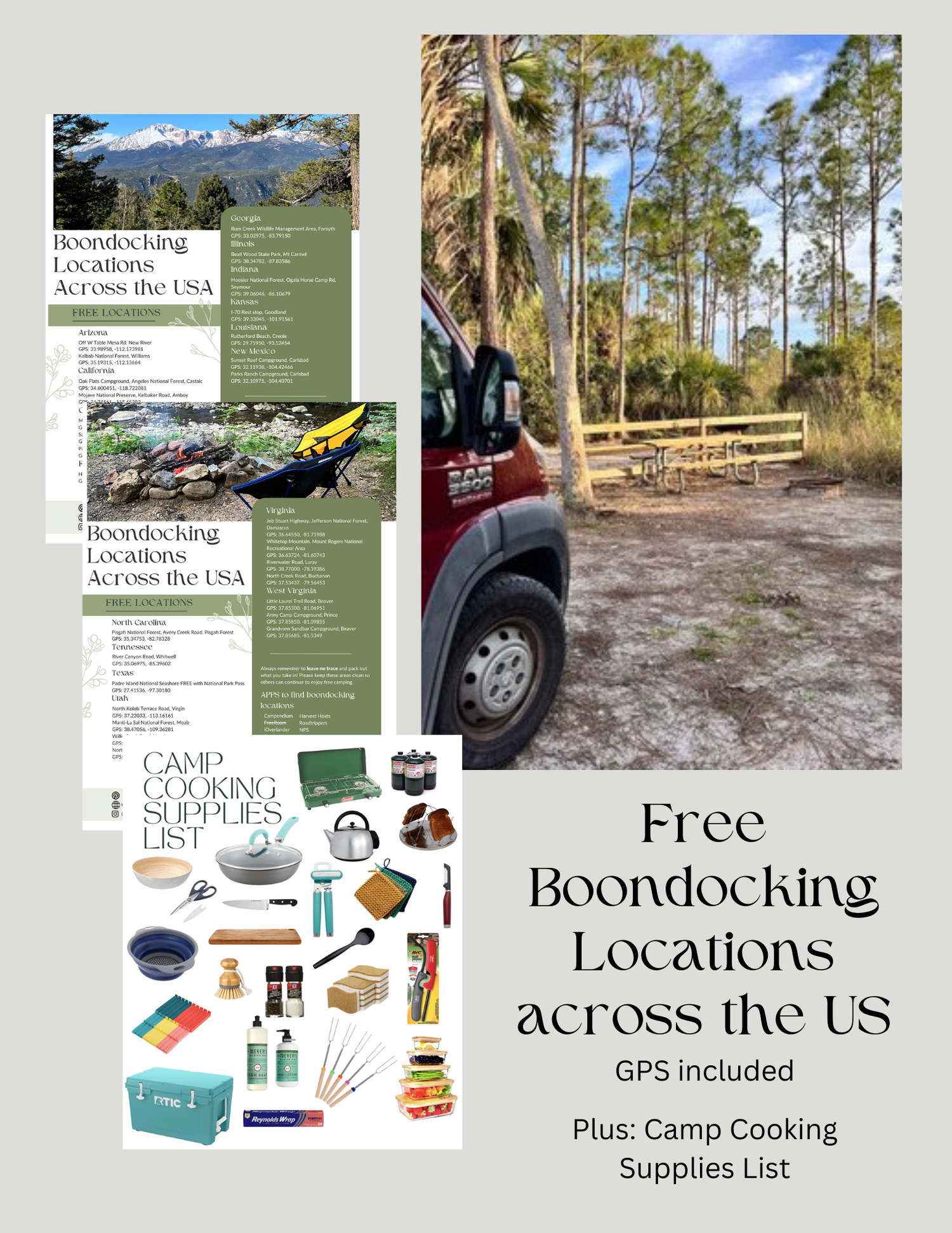 A List of Free Boondocking Locations across the United States ...