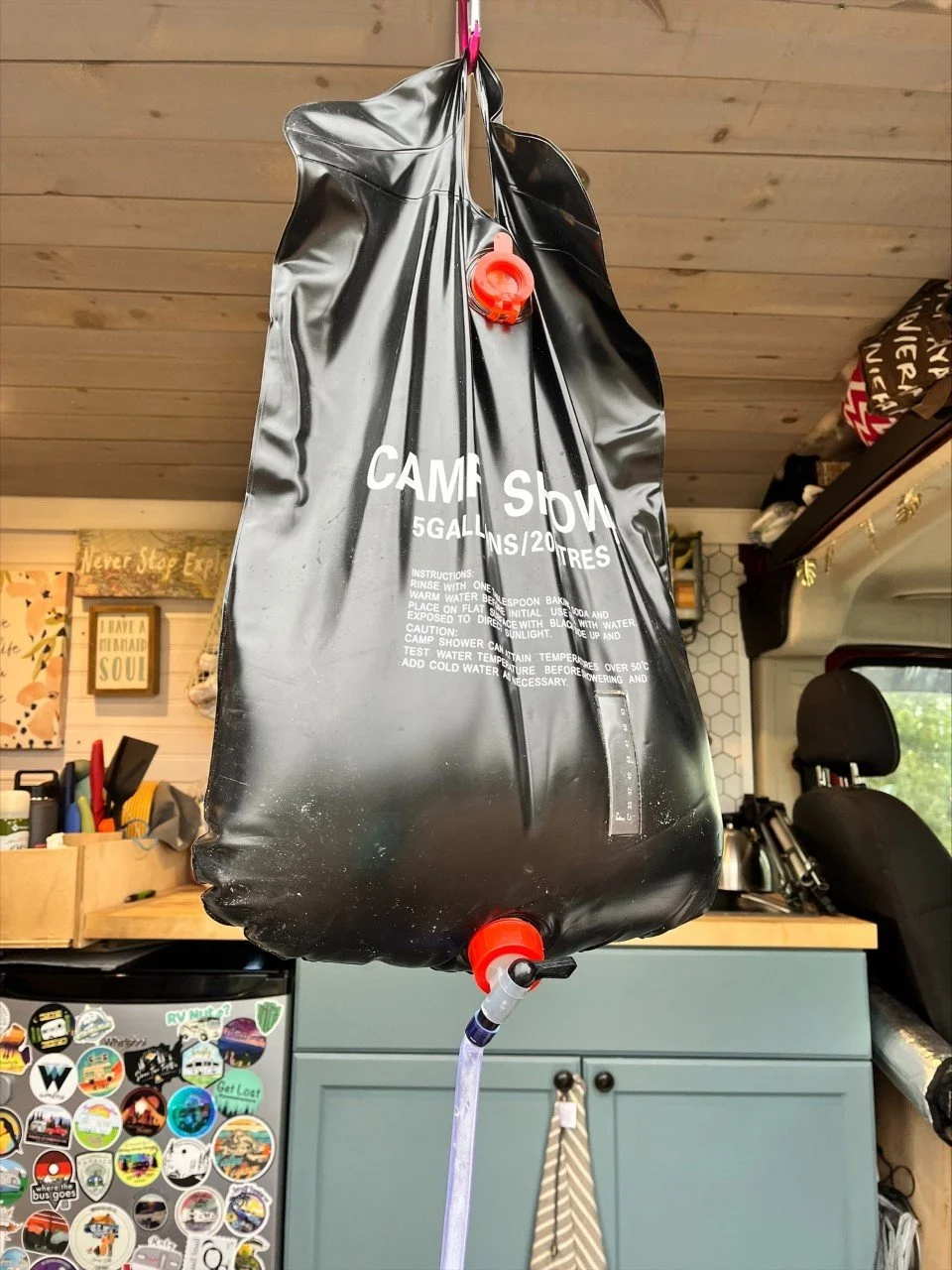 Best Way to Shower While Boondocking — Adopting Life's Journey - Family ...