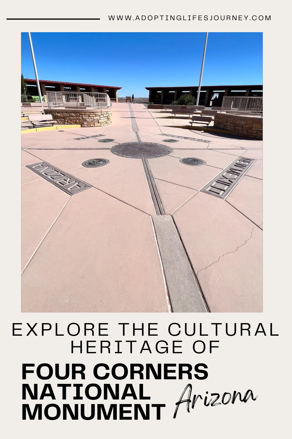 Four Corners National Monument Where Four States Meet — Adopting Life's ...