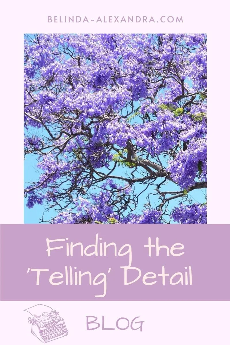 BLOG - Finding the 'Telling' Detail — Belinda Alexandra