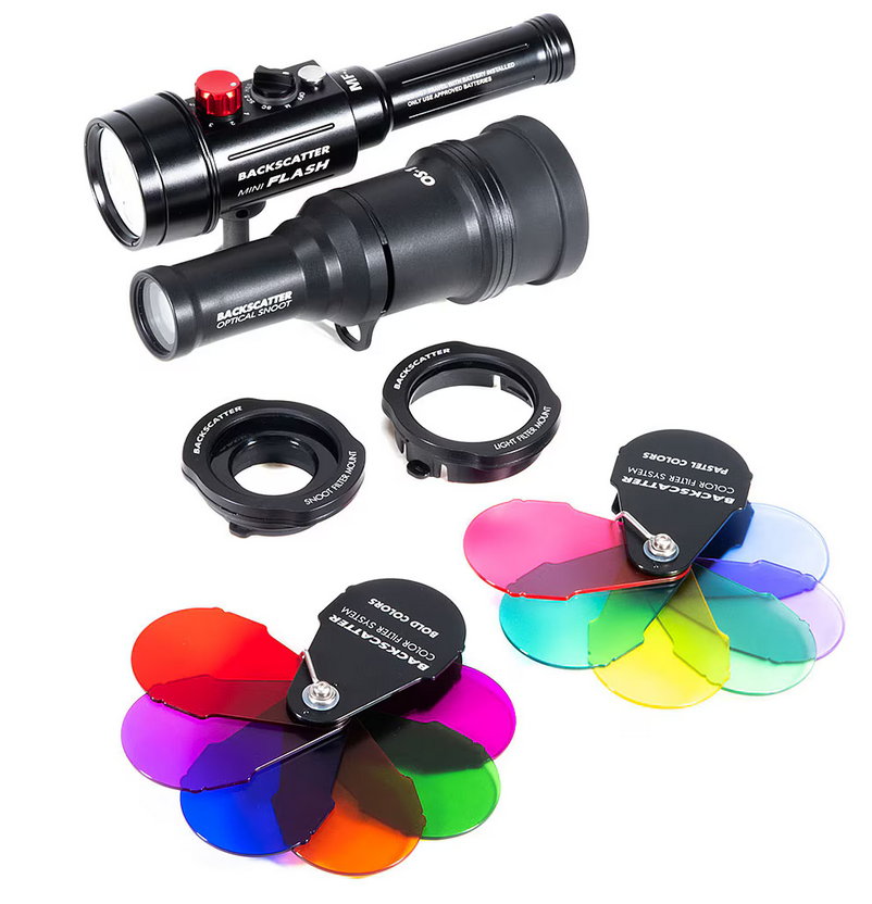 Backscatter Mini Flash 2 & Optical Snoot Combo Package — Aquatic ...