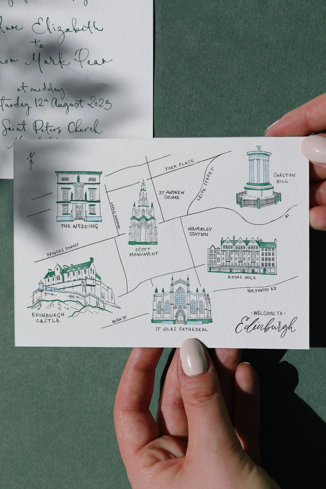 Bespoke On the Day Wedding Stationery Design — Written By Emily