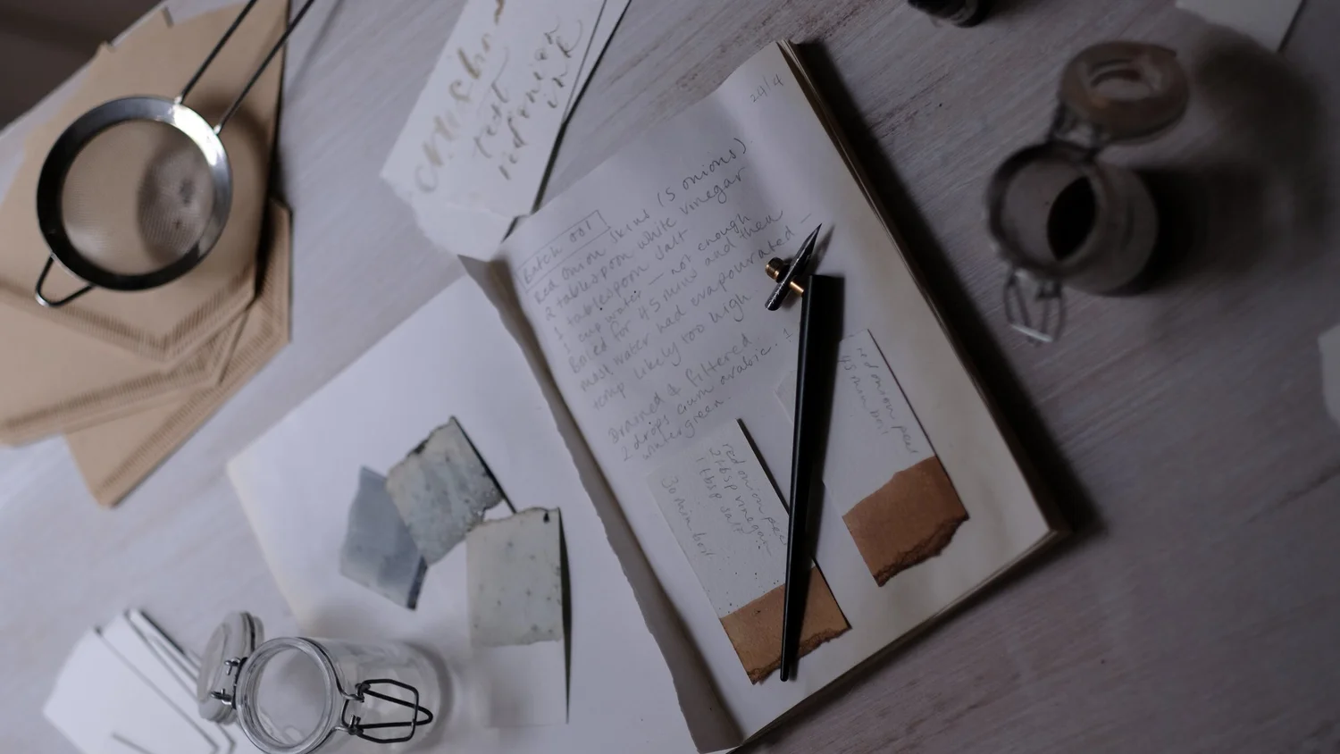 an experiment in natural ink making — Written By Emily