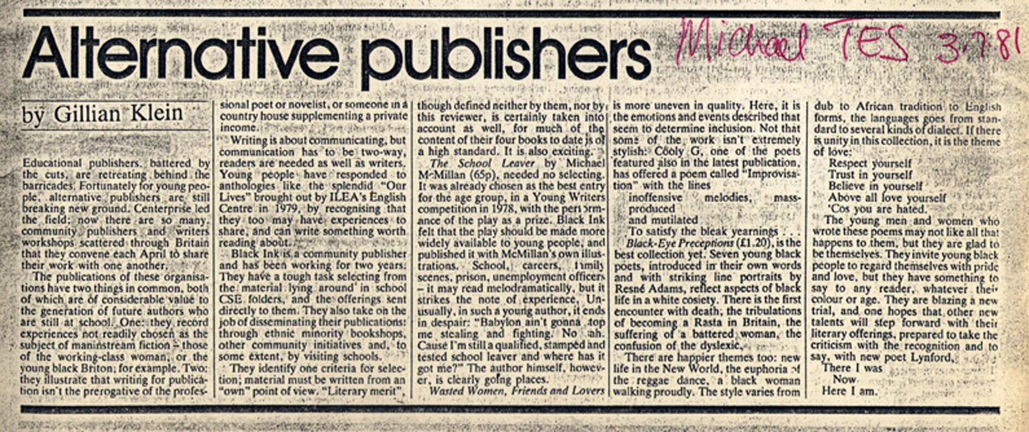 The School Leaver — Michael McMillan