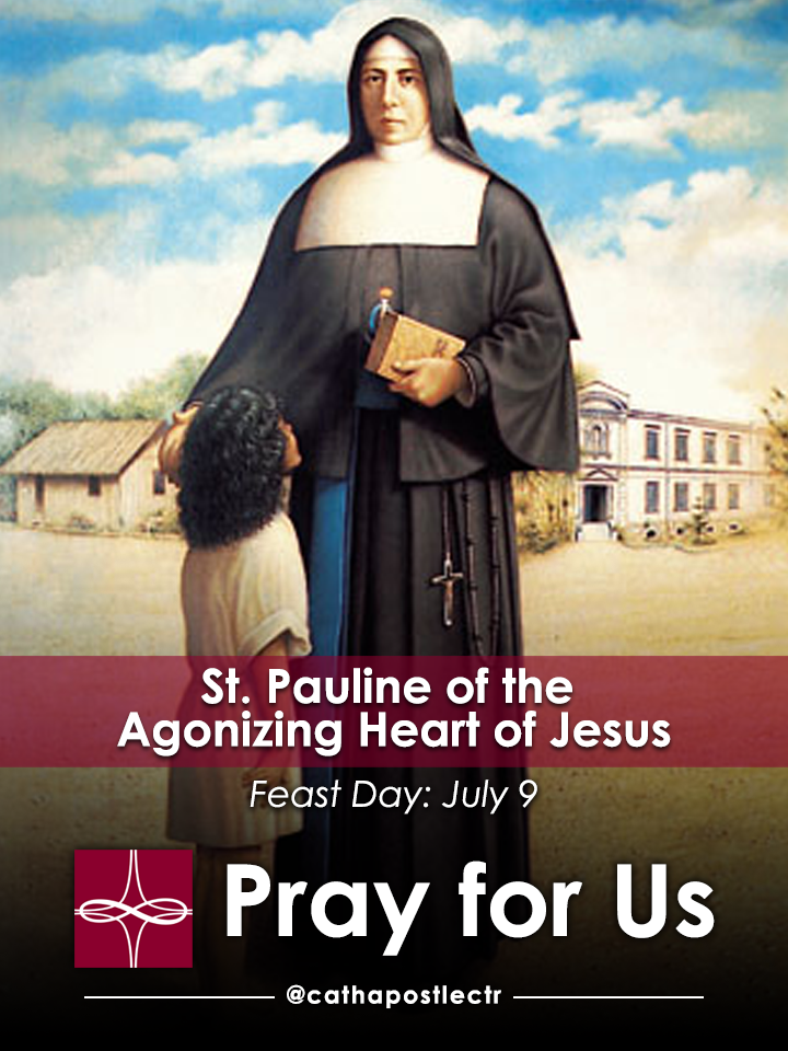 St. Pauline of the Agonizing Heart of Jesus — Catholic Apostolate Center Feast Days