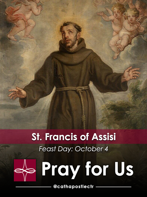 St. Francis of Assisi — Catholic Apostolate Center Feast Days