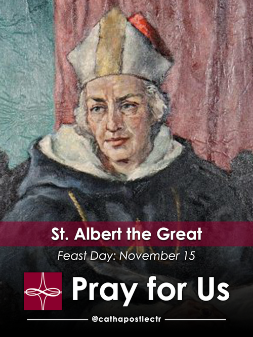 St. Albert the Great — Catholic Apostolate Center Feast Days