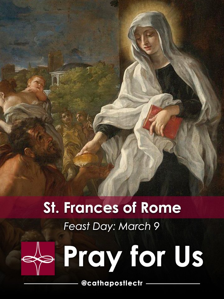 St. Frances of Rome — Catholic Apostolate Center Feast Days