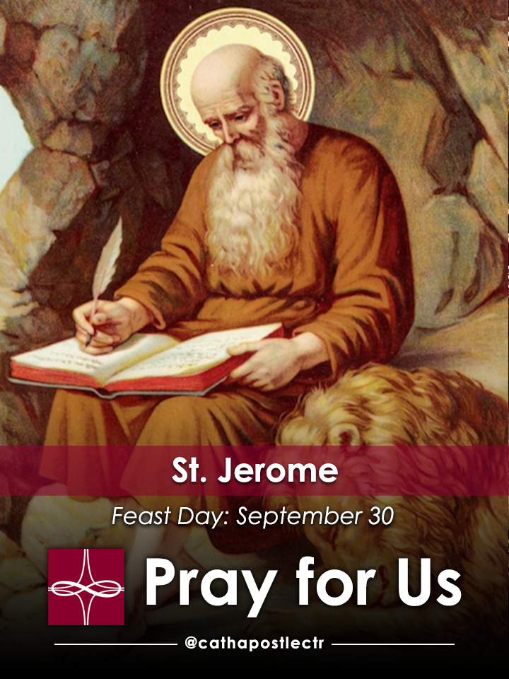 St. Jerome — Catholic Apostolate Center Feast Days
