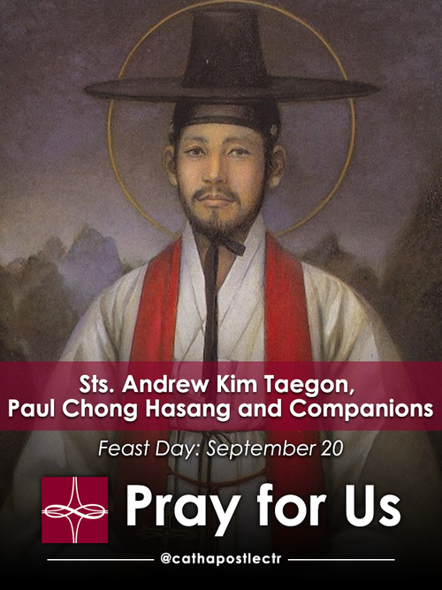 Sts. Andrew Kim Taegon, Paul Chong Hasang and Companions — Catholic ...