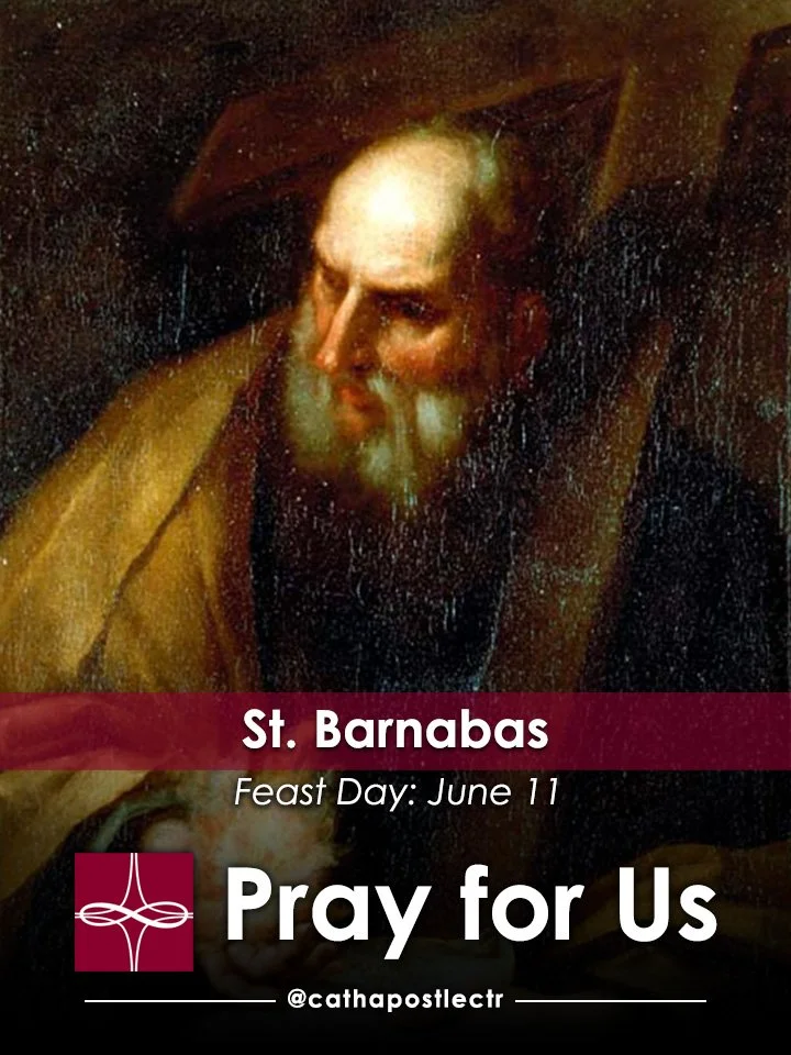St. Barnabas — Catholic Apostolate Center Feast Days