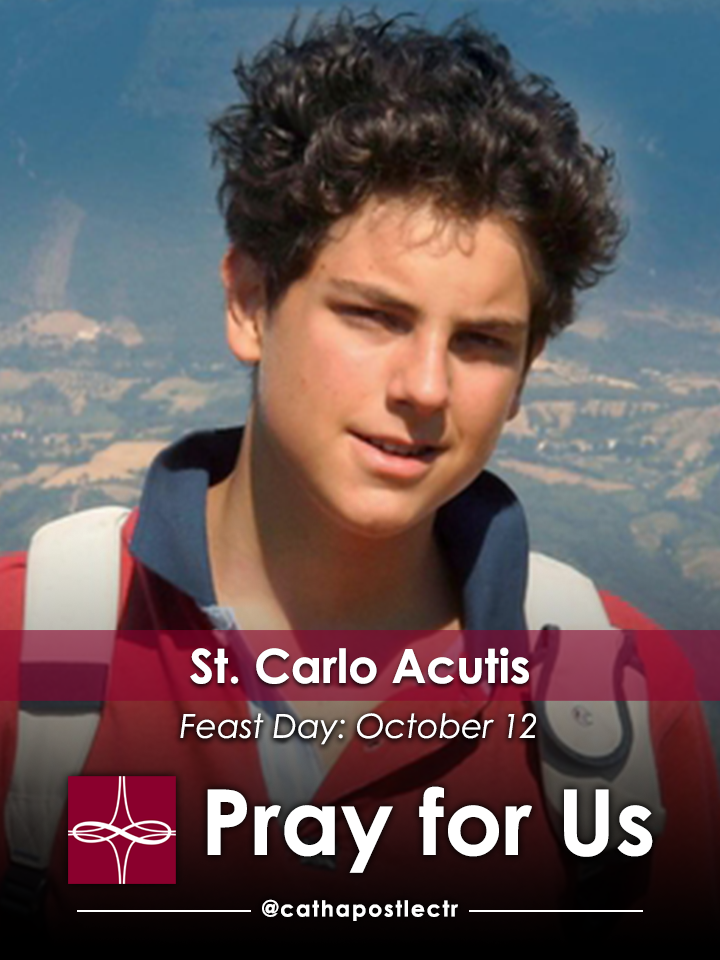 St. Carlo Acutis — Catholic Apostolate Center Feast Days