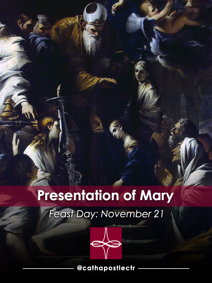 Presentation of Mary — Catholic Apostolate Center Feast Days
