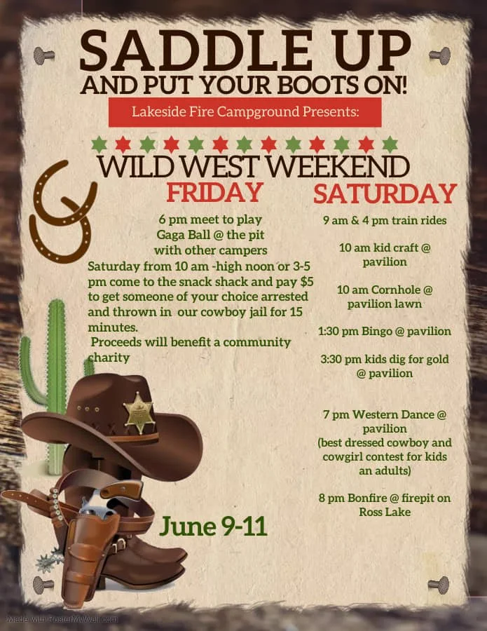 Themed Weekends — Lakeside Fire Campground