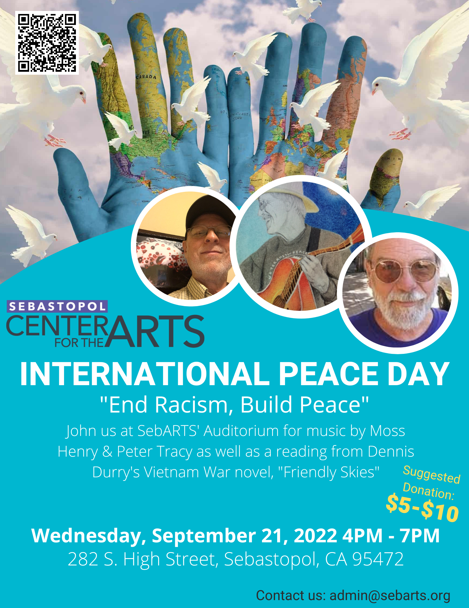 Benefit Show: International Peace Day — Sebastopol Center For the Arts ...