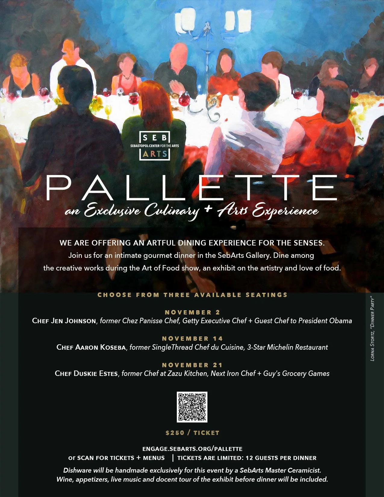 Pallette: An Exclusive Culinary & Arts Experience — Sebastopol Center ...