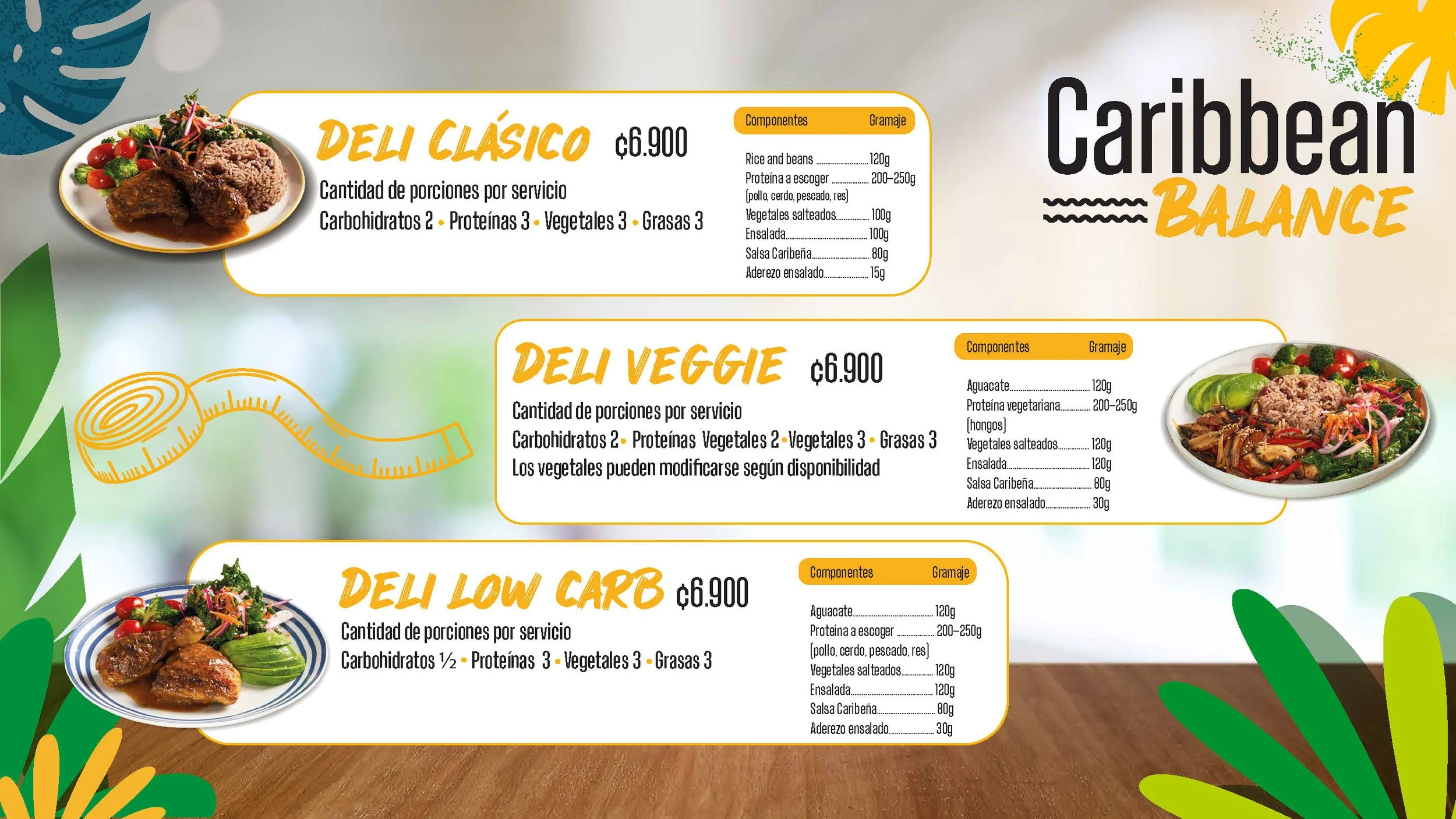 Caribbean Delights comida caribeña