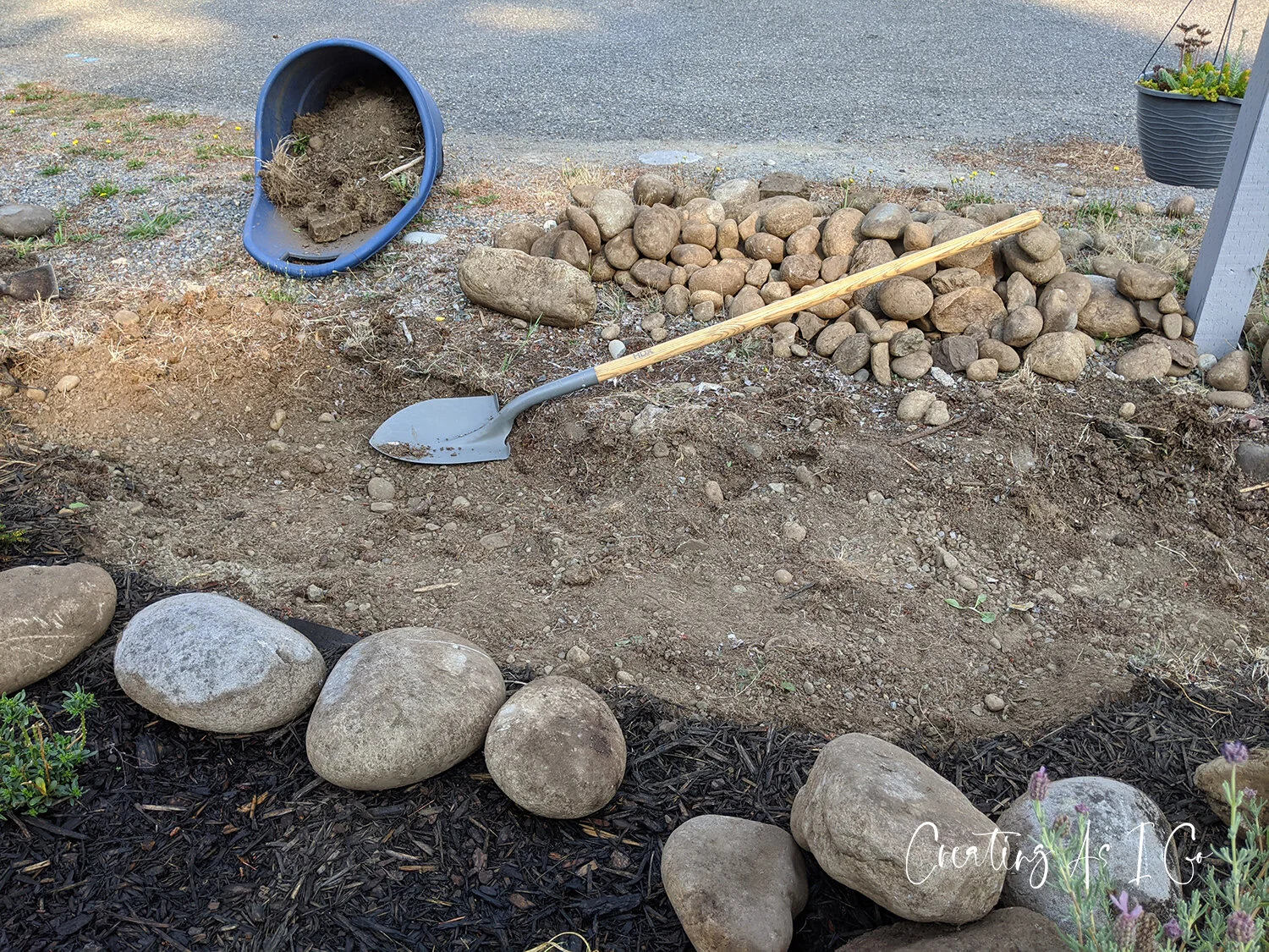 How to Build a Dry River Bed · Designs by Danielle · Graphic and Web Design