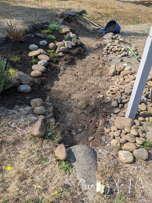 How to Build a Dry River Bed · Designs by Danielle · Graphic and Web Design