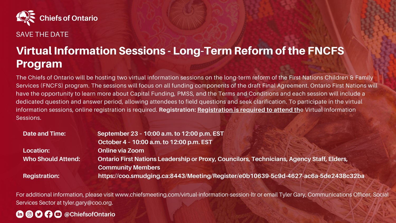 Virtual Information Session - Long Term Reform of the FNCFS