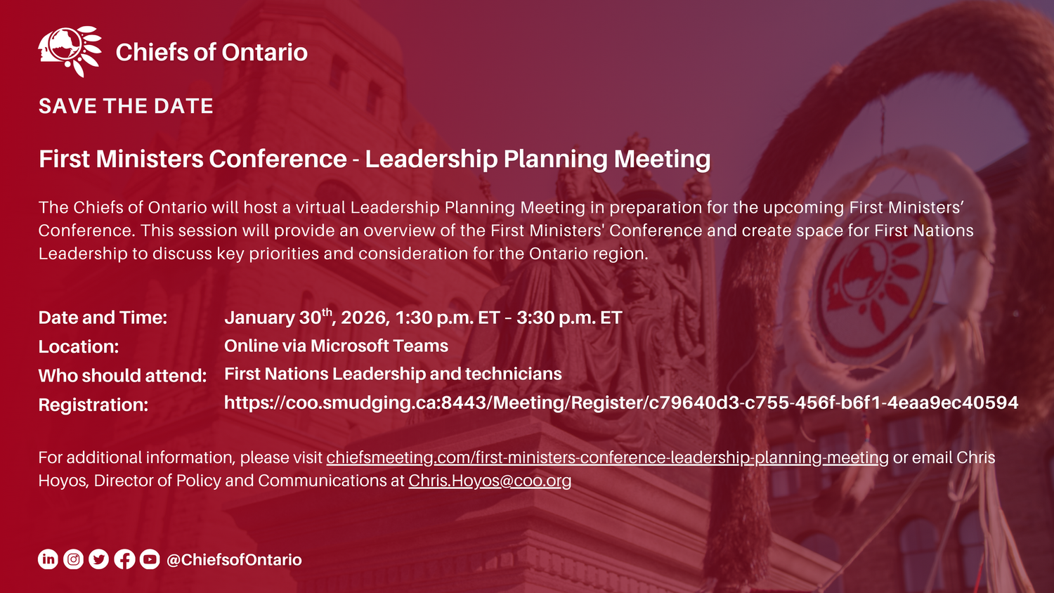 First Ministers Conference - Leadership Planning Meeting