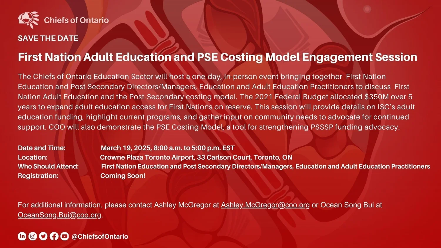 First Nations Adult Education and PSE Costing Model