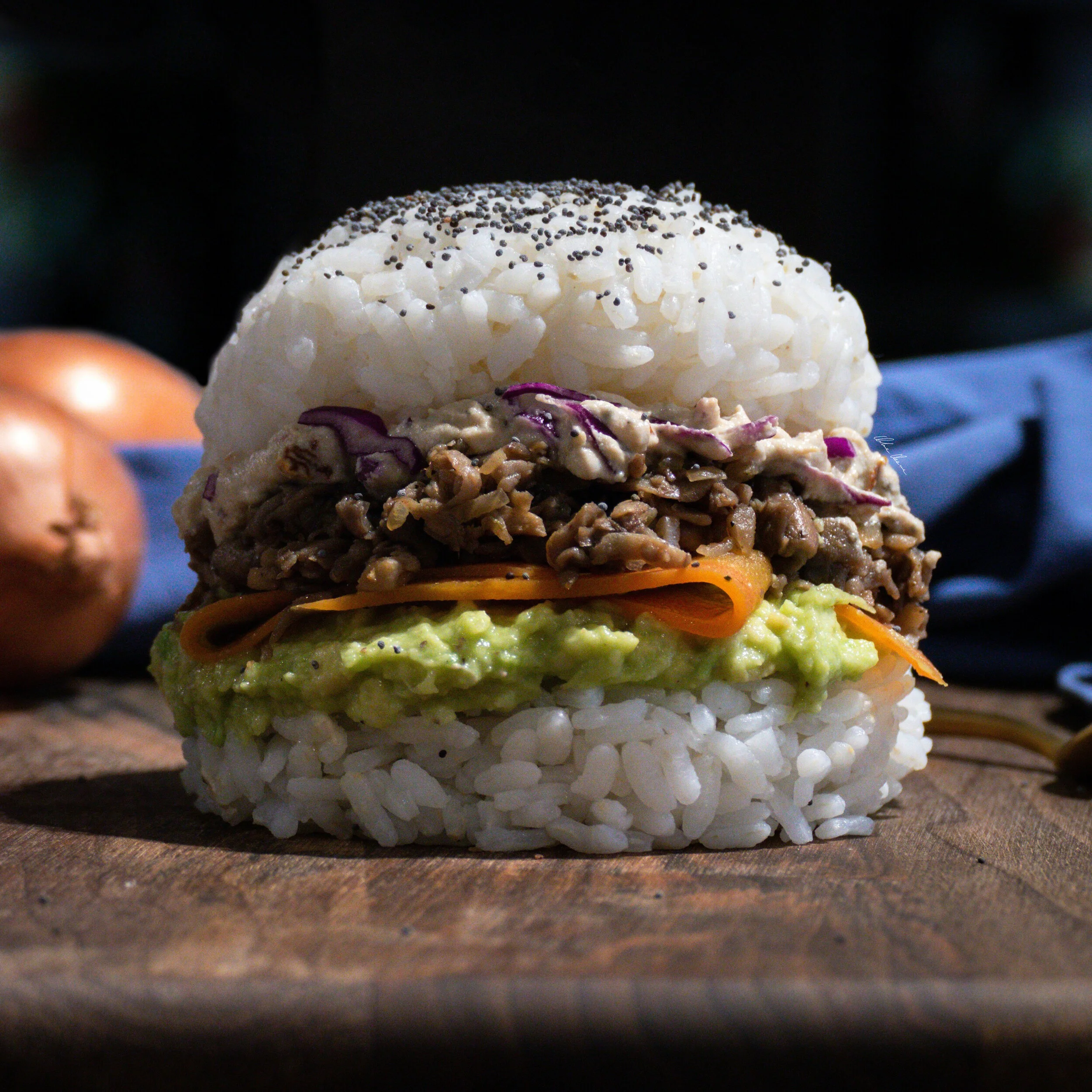 Sushi Burger Recipe Rainbow Sushi Burgers [Vegan, Gluten Free]