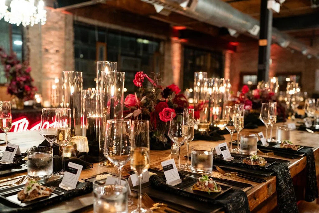Sexy, Moody "Friday the 13th" Wedding at Salvage One — Romee Willow Florals