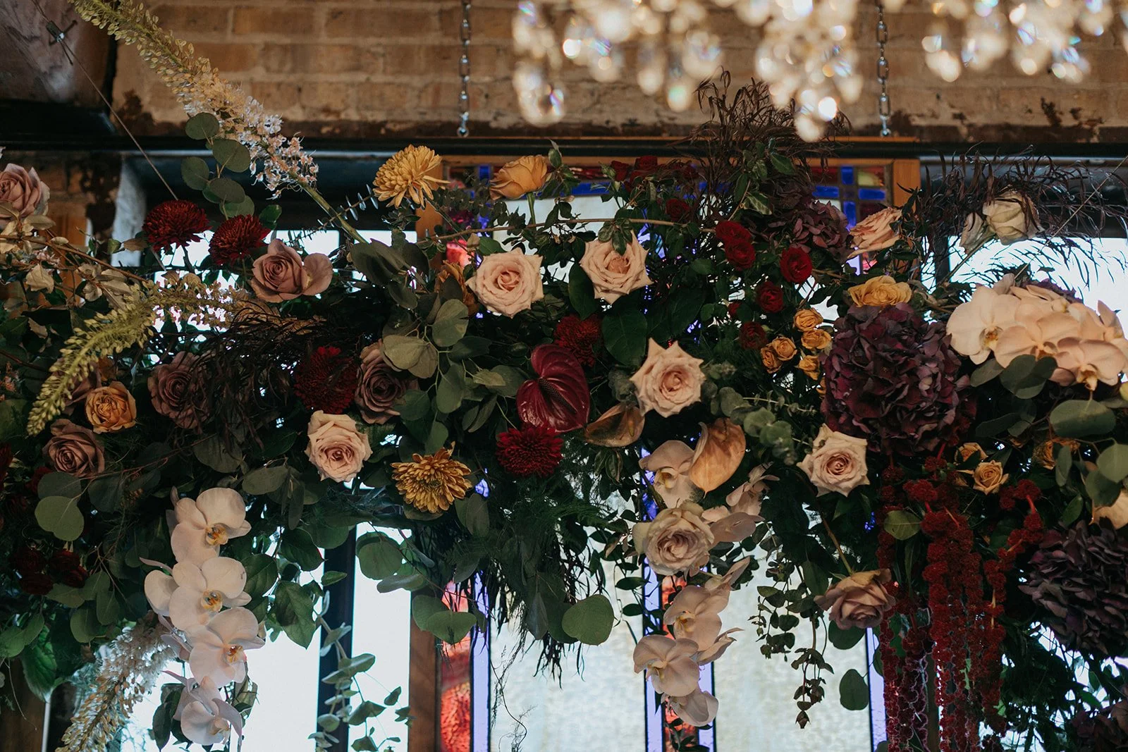 Avant-garde, Artistic Wedding Flowers at Salvage One — Romee Willow Florals