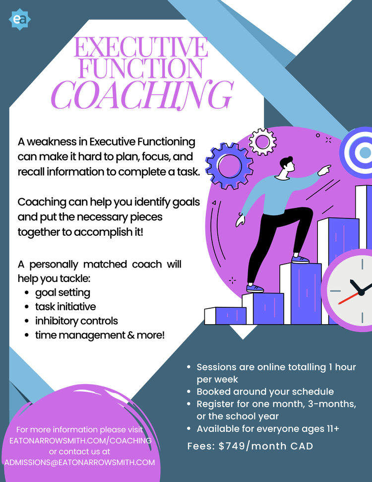 Executive Function Coaching | Eaton Arrowsmith Academy