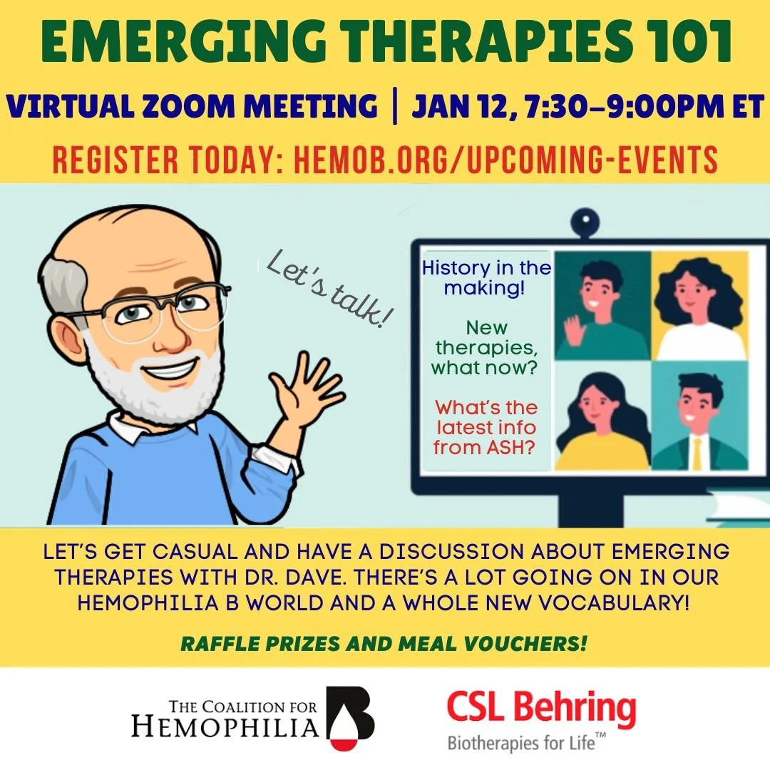 Upcoming Events — The Coalition for Hemophilia B