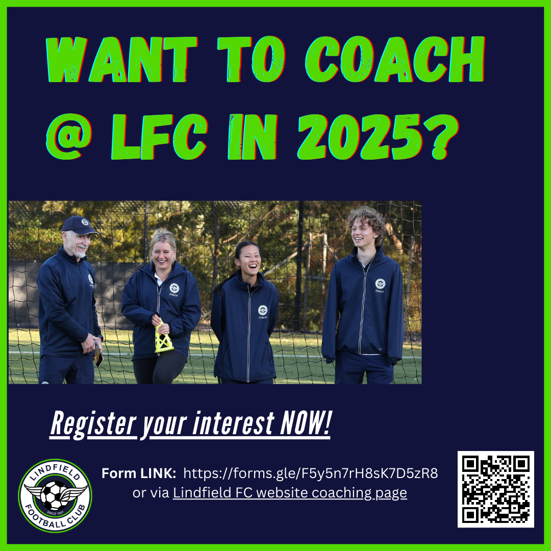 Join the LFC Coaching Team — Lindfield Football Club