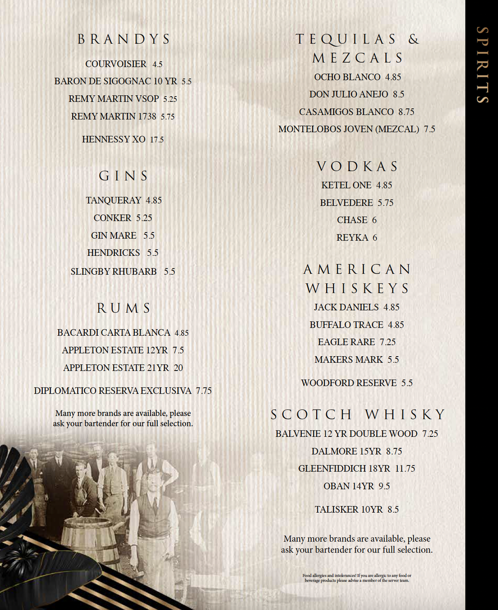 Explore our irresistible range of signature cocktails — 1812