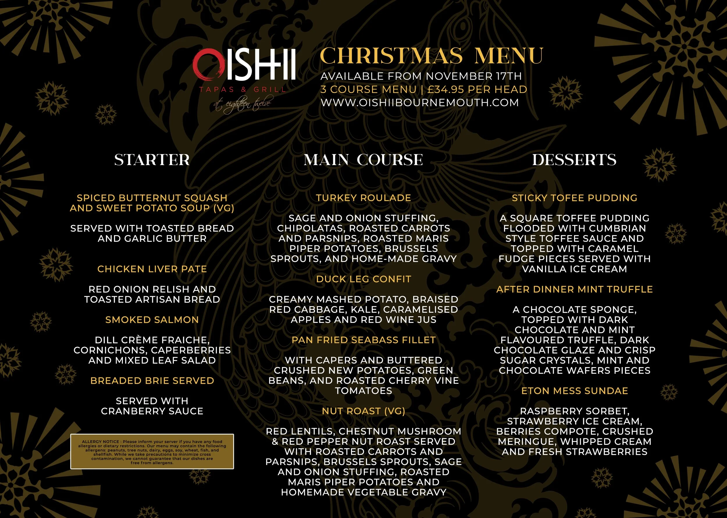 Join us for Chritstmas at 1812 — 1812