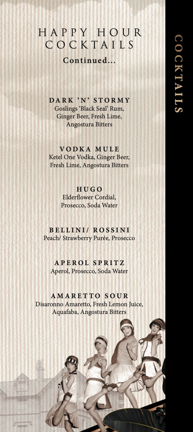 Explore our irresistible range of signature cocktails — 1812