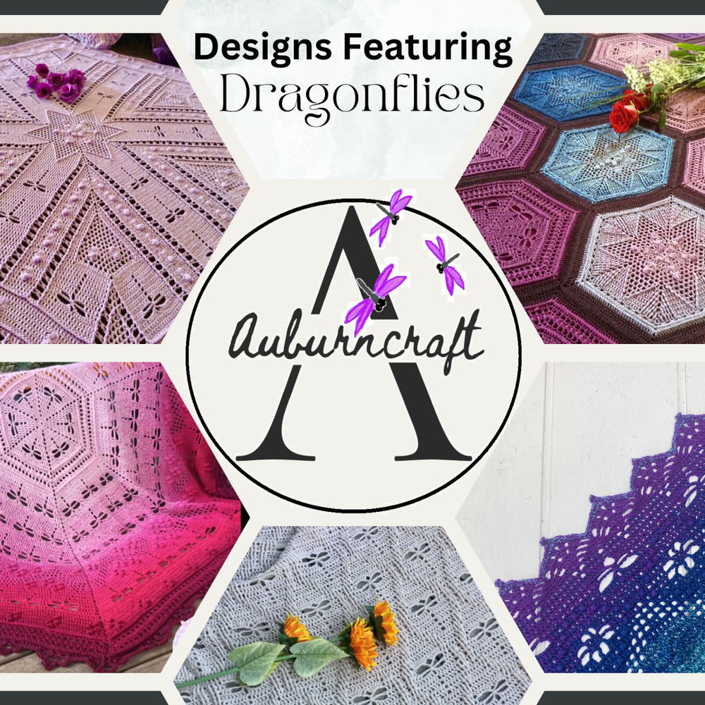 24 Dragonflies — Auburncraft Crochet Design-blog,patterns