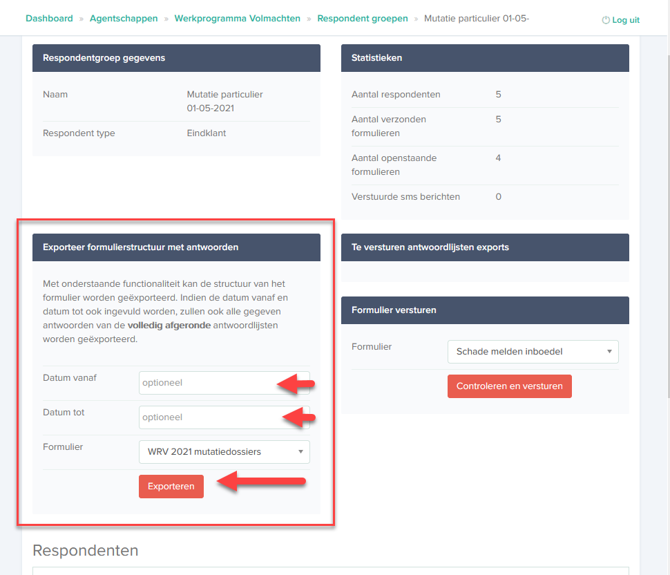 WRV Rapportage afgeronde en openstaande dossiercontroles — Finly