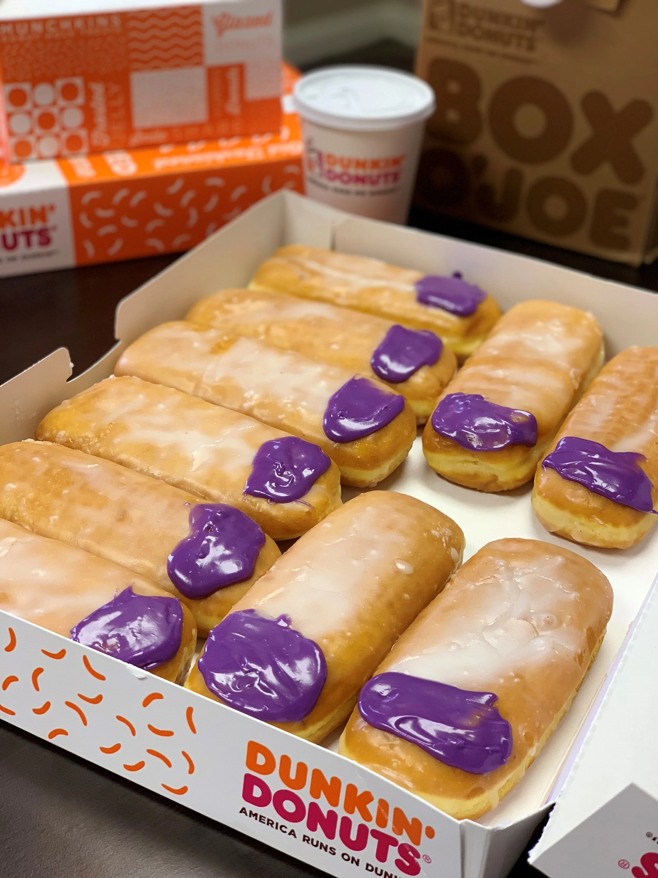 Purple Pinkie Donuts for End Polio Now!