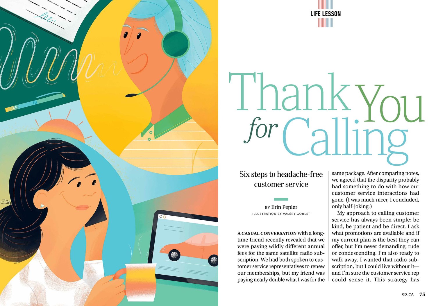 Life Lessons From Reader's Digest — Illustration by Valérydesignwrks