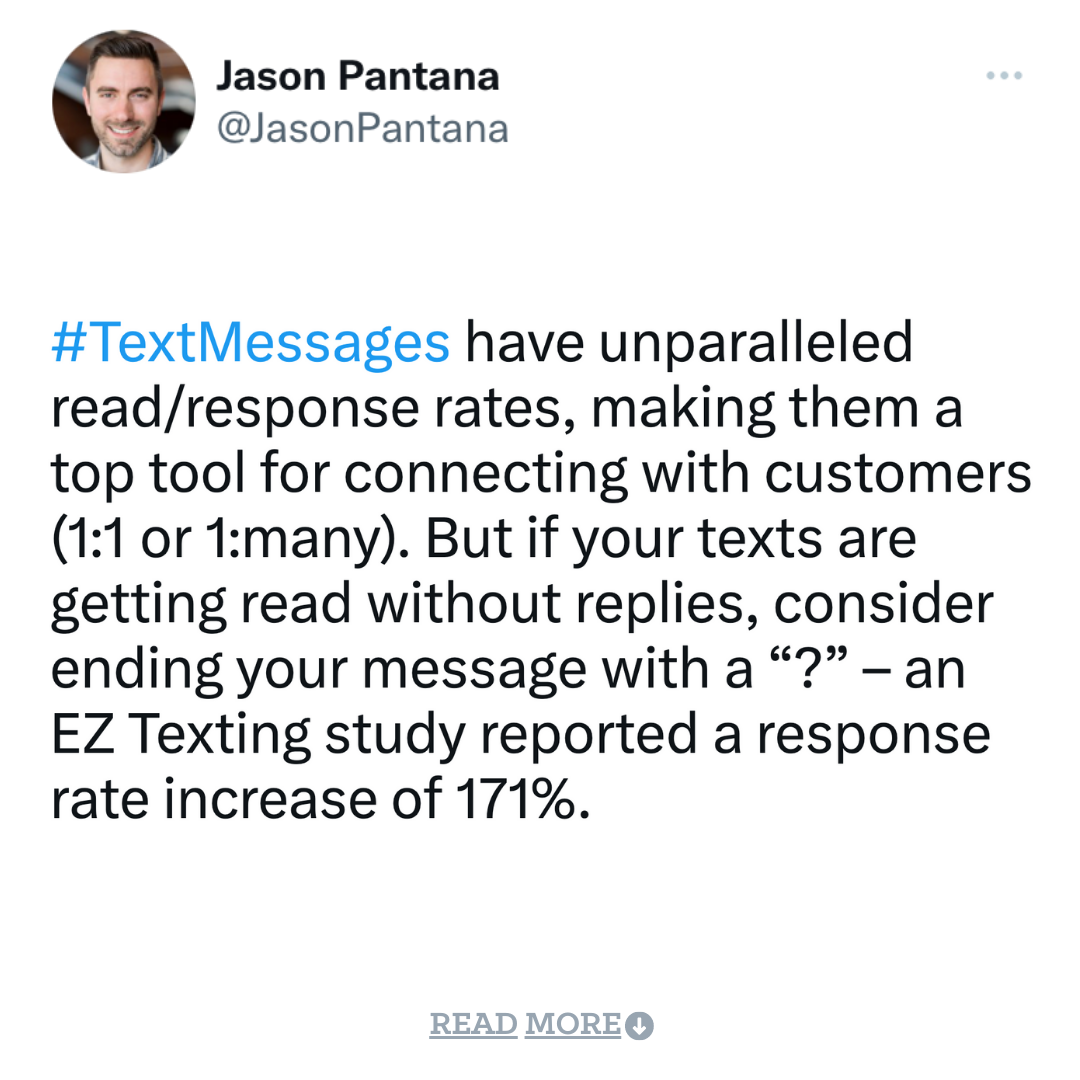 Unleashing the Power of Text Messages for Real Estate Marketing — Jason ...